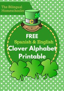 Free St. Patrick’s Day English Spanish ABC Printable – Bilingual Mami